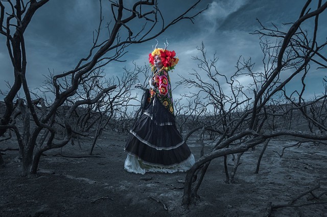 Fotografía: Tributo al día de muertos por Tim Tadder - Frogx Three