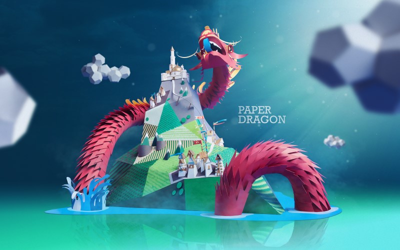 Wallpaper: Paper Dragon