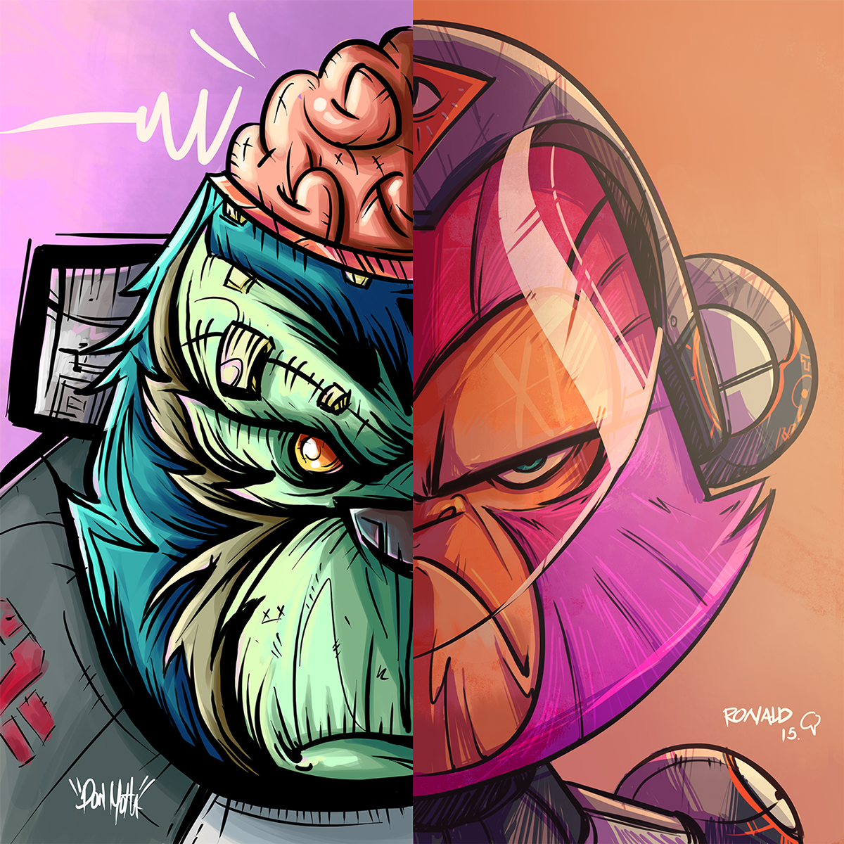 "Domain control monkey" por Don Motta & Ronald Reyes