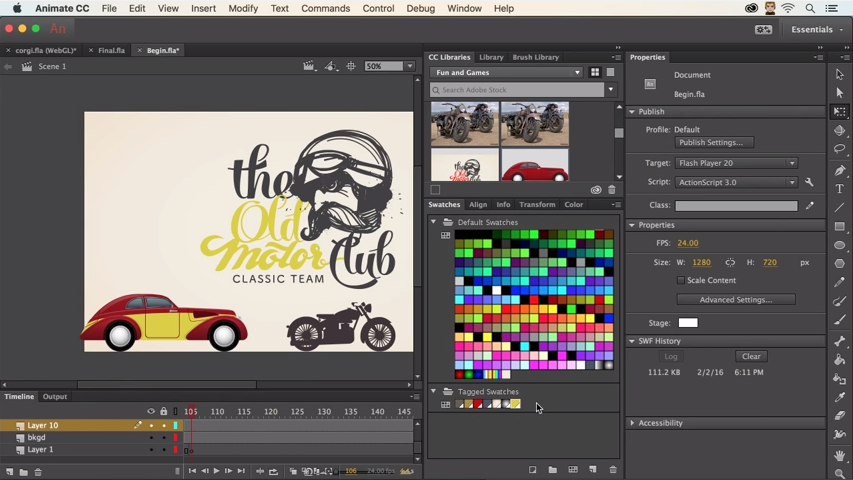 Adobe ha lanzado Animate CC oficialmente, bye bye Flash - Frogx Three