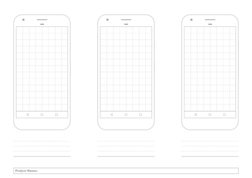 Templates imprimibles de Google Pixel para mockups gr... - Frogx Three