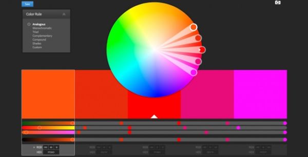 Herramientas de color gratuitas para diseñadores - Frogx Three