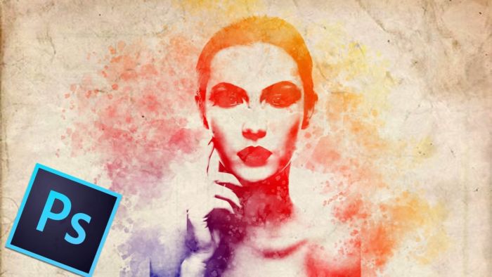 Cómo lograr un efecto acuarela en Photoshop - Tutoriales