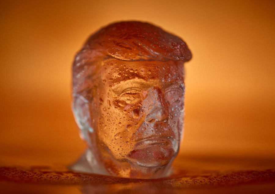 Cubos de hielo con forma de Trump para combatir el ca... - Frogx Three