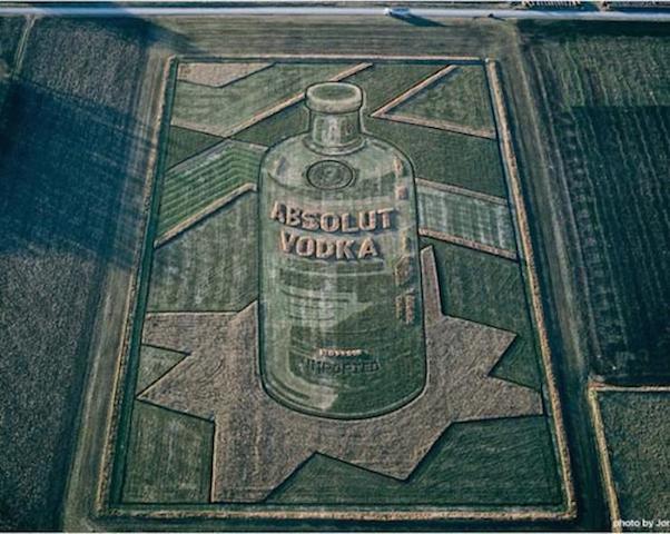 Ejemplos de Crop Art por Stan Herd - Inspiración