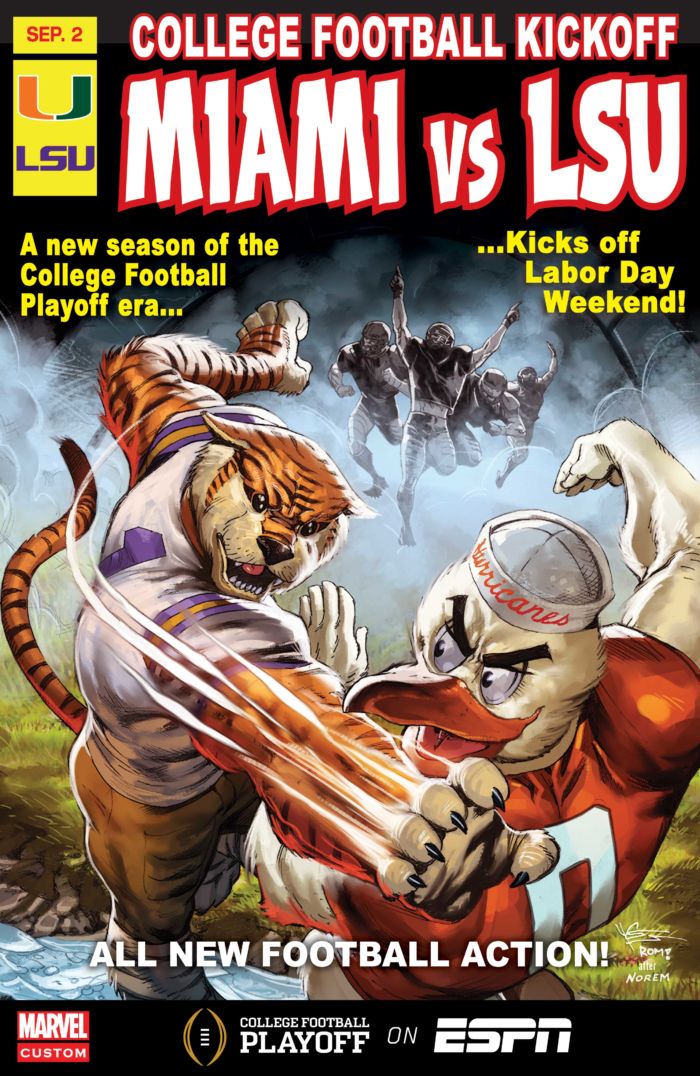 Marvel transforma mascotas de equipos de fútbol en comics - Creatividad