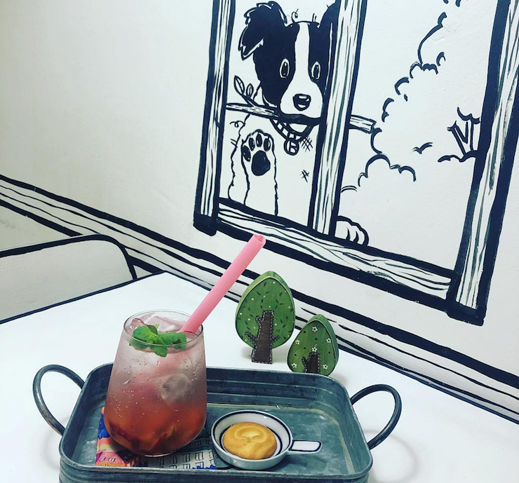 Este café en Seúl da la impresión de salir de un cómic - Inspiración