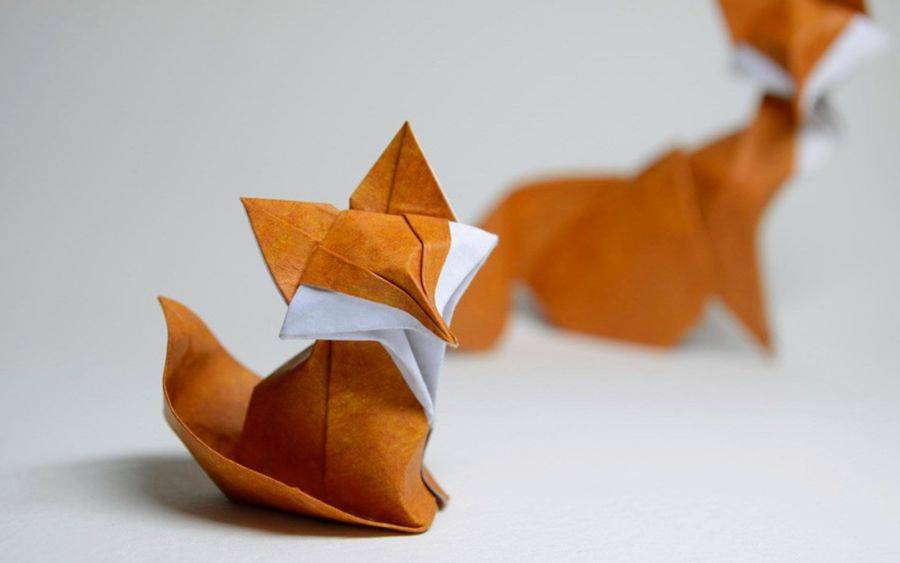 Diseños de animales en origami para tu inspiración - Frogx Three
