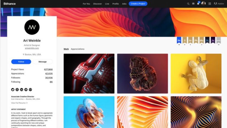 Behance revela su nueva imagen para este 2019 - Frogx Three