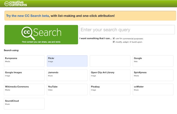CC Search, el 'nuevo' buscador de imágenes... - Frogx Three
