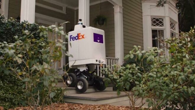 FedEx lanza SameDay, su robot repartidor autónomo - Frogx Three